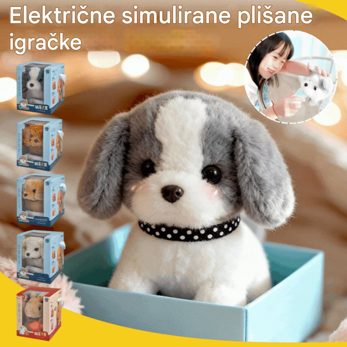 🐶 Moj slatki plišani robotski pas igračka – HRLUCKY